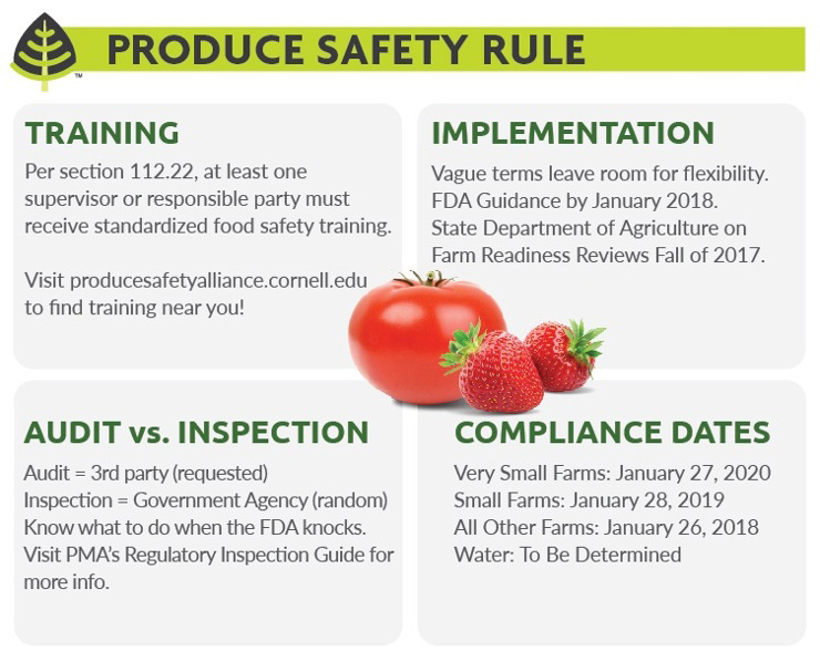 Produce Safety Rule: Five Things You Should Keep In Mind Produce Safety Rule: Five Things You Should Keep In Mind